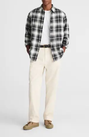 Madewell Plaid Flannel Button-up Shirt
