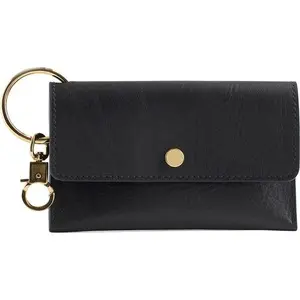 Madewell The Zip Leather Card Case Wallet - True Black