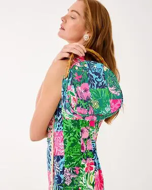 LILLY PULITZER Breakers Bamboo Bermuda Bag Cover - Multi Party Punch Patch