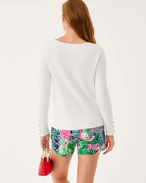 LILLY PULITZER Lola Boatneck Sweater - Coconut
