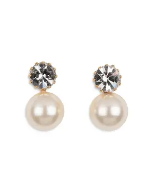 Imitation Pearl Drop Earrings