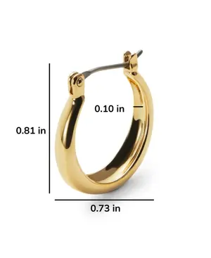ANA LUISA Venus Endless Hoop Earrings