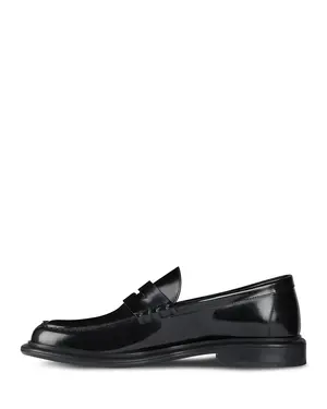 Givenchy Leather Slip On Loafers