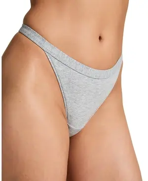Hunkemoller Cotton Thong - Grey
