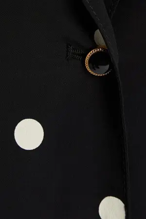 Zimmermann Polkadot Crepe De Chine Shirt