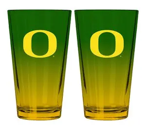 THE MEMORY COMPANY Ncaa College 2pk 16oz Ombre Pint Glass - One-color