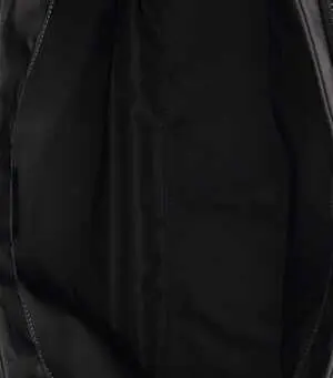 Prada Re-nylon And Leather Messenger Bag - Black