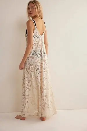 Free People Intimately Maxi Slip - Tofu