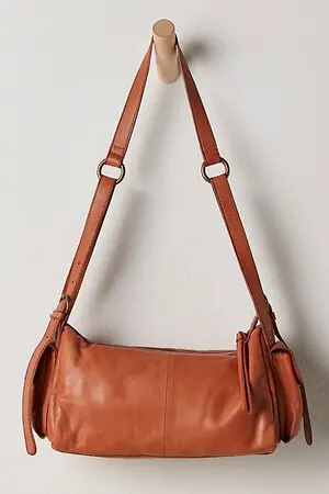 Free People Cassie Convertible Sling Bag - Cognac