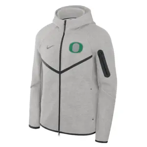 Nike Nike Oregon Tech Fleece Windrunner College Full-Zip Hooded Jacket Grey