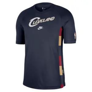 Nike Cleveland Cavaliers Hardwood Classics Short Sleeve Top - Blue