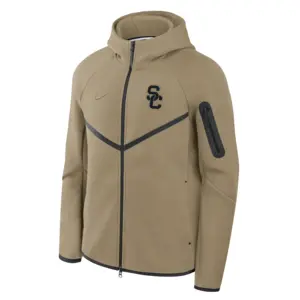 Nike USC Tech Fleece Windrunner Full-Zip Hooded Jacket Brown