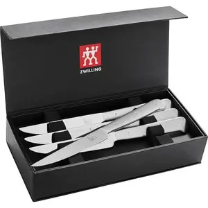 ZWILLING Porterhouse 8-piece Stainless Steel Steak Knife Set - Black