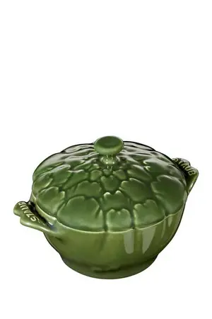 STAUB Ceramic 16-oz Petite Artichoke Cocotte - Basil
