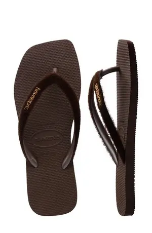 Havaianas Slim Square Plush Flip Flop