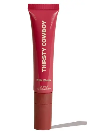 THIRSTY COWBOY Tinted Lip Syrup Gloss - Wild Cherry