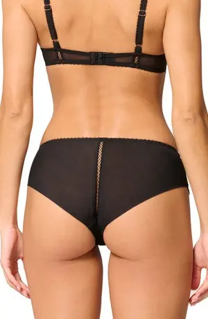 Simone Perele Lace Trim Tulle Briefs