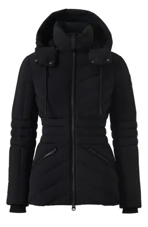 Mackage Nadia Hooded Quilted Down Jacket - Black