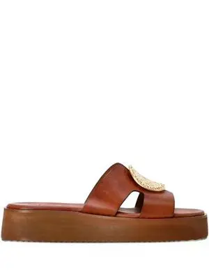 KOTRIS SANDALS Leather Platform Sandals