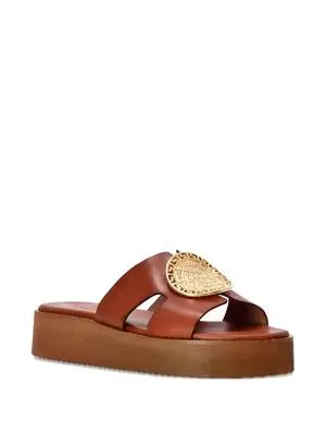 KOTRIS SANDALS Leather Platform Sandals