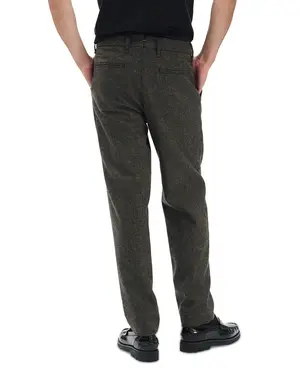 Rag & Bone Evan Italian Regular Fit Trousers - Brown Plaid