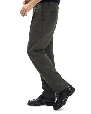 Rag & Bone Evan Italian Regular Fit Trousers - Brown Plaid