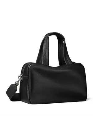 Tory Burch Leather Satchel - Black