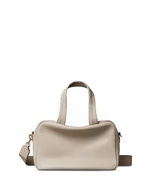 Tory Burch Leather Satchel - Longan