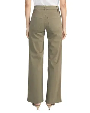 FRAME Le Slim High Rise Palazzo Jeans
