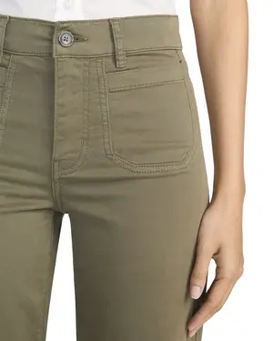 FRAME Le Slim High Rise Palazzo Jeans