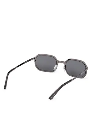 Emilio Pucci 52mm Geometric Sunglasses - Black/smoke