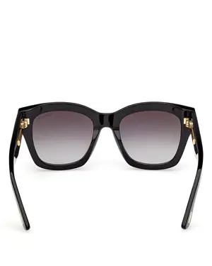 TOM FORD Butterfly Sunglasses, 53mm - Black/smoke