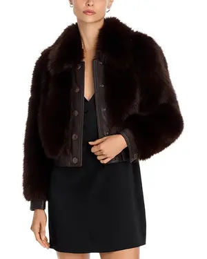 Women's Faux Fur Leather Jackets