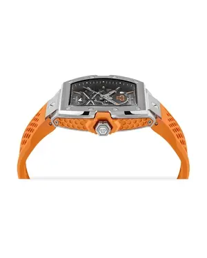 Philipp Plein The $keleton Limited Edition Watch - Silver/orange