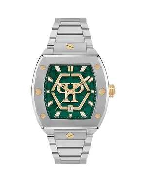 Philipp Plein The Hexagon Phantom Watch, 44mm - Green/silver
