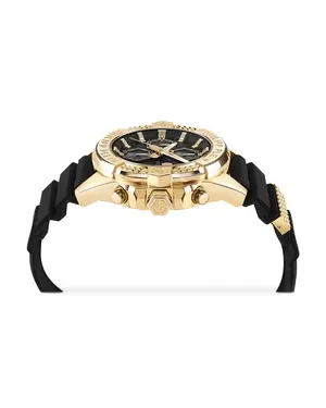 Philipp Plein The $kull Chronograph, 44mm - Black/black