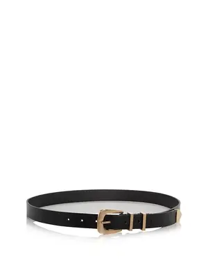 ALLSAINTS Leather Belt - Black