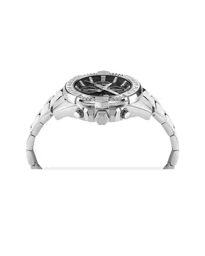 Philipp Plein The $kull Chronograph, 44mm - Black/silver