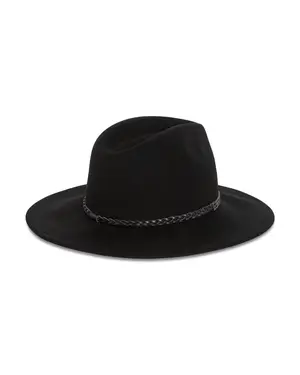 Barbour Tack Wool Fedora Hat - Black