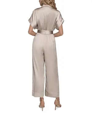 Donna Karan New York Tie Waist Jumpsuit
