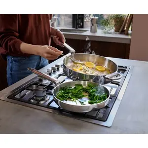 JOSEPH JOSEPH Space Steel 8 Stainless Steel Frying Pan With Folding Handle