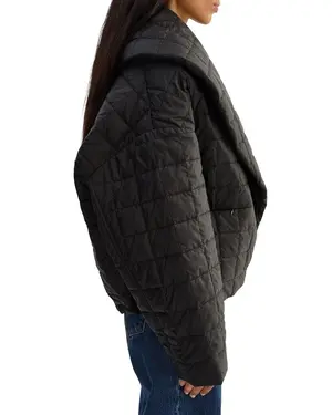 LAMARQUE Shawl Collar Quilted Jacket