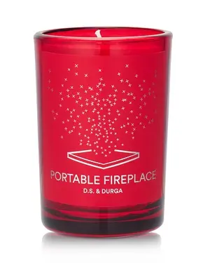 DS & DURGA Portable Fireplace Candle 7 Oz - No Color