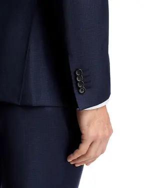 Canali Kei Micro Check Trim Fit Suit