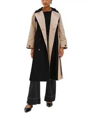 Rails Maud Colorblocked Trench Coat