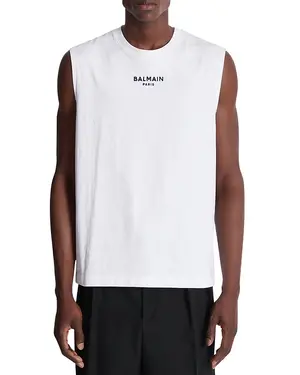 Balmain Crewneck Logo Tank