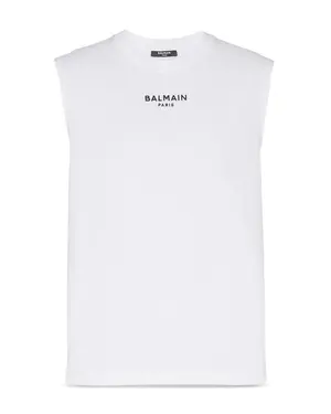 Balmain Crewneck Logo Tank