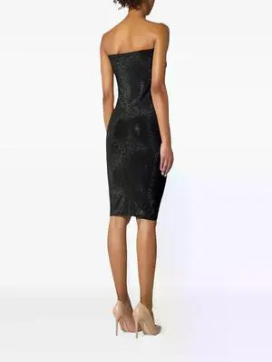 Wolford Liquid Metal Rhinestone Embellished Dress