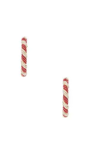 Baublebar Peppermint Hoop Earrings