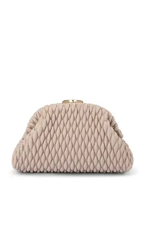 OLGA BERG Textured Clutch